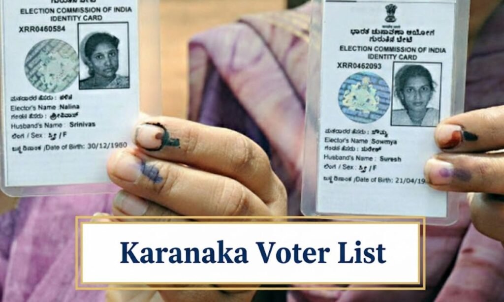 Karnataka Voter List Download PDF Online at ceo.karnataka.gov.in 2025 ...