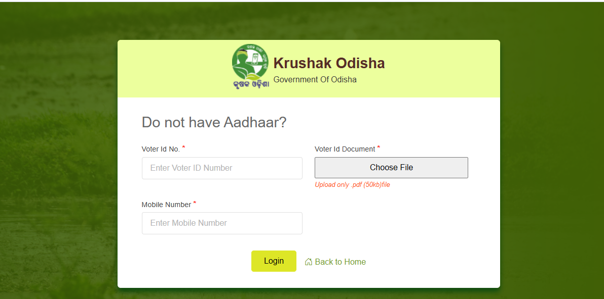 Krushak Odisha Registration Online at krushak.odisha.gov.in Check ...